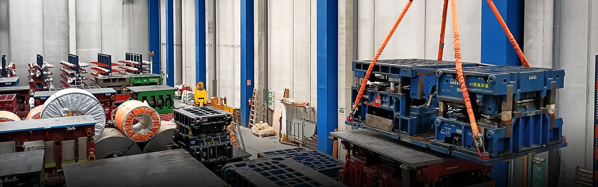 Almacenamiento de moldes, matrices y troqueles - Logística MC